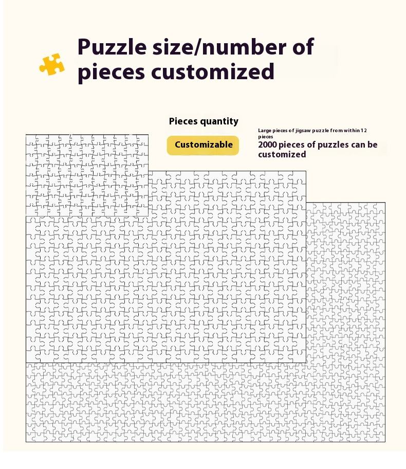 Private Customization Paper Wood Plastic Educational Jigsaw Puzzles ...