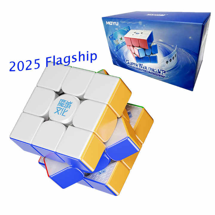 Magnetic MoYu Weilong V2 Ballcore 3x3 Speed Cube - OEM