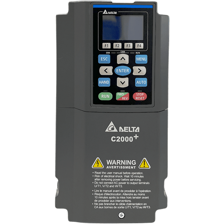 Delta VFD037C43A-21 3.7KW 5HP 3-Phase VFD for Industrial Control
