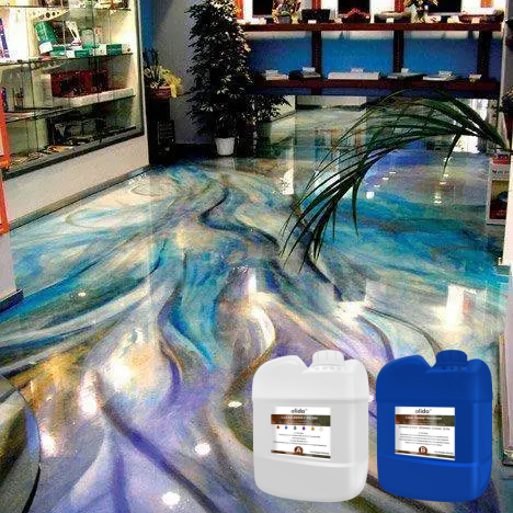 Wholesale Industrial 100% Epoxy Resin Painting Solvent-Free Metallic ...