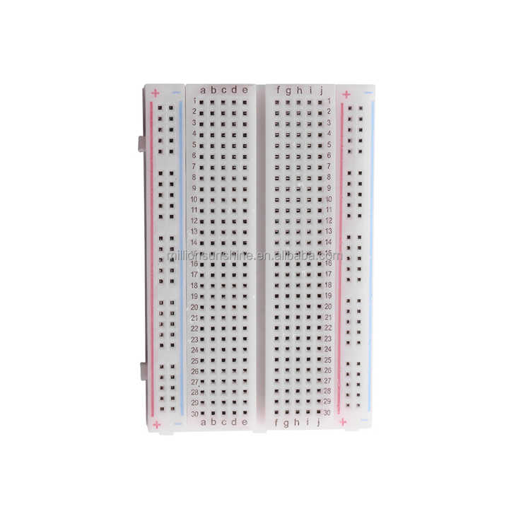 400 Tie Points Solderless PCB Breadboard BB-801 Prototype Universal ...