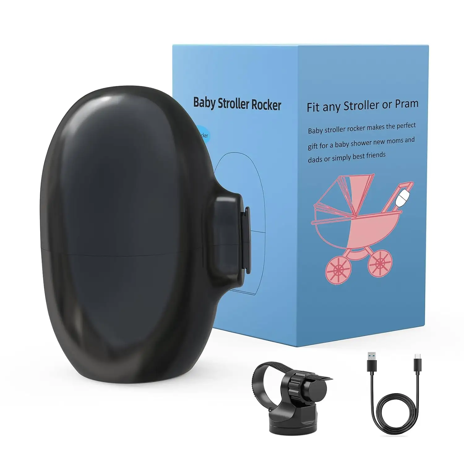 OEM Electric Automatic Portable Baby Stroller Rocker Swing Hand Free ...