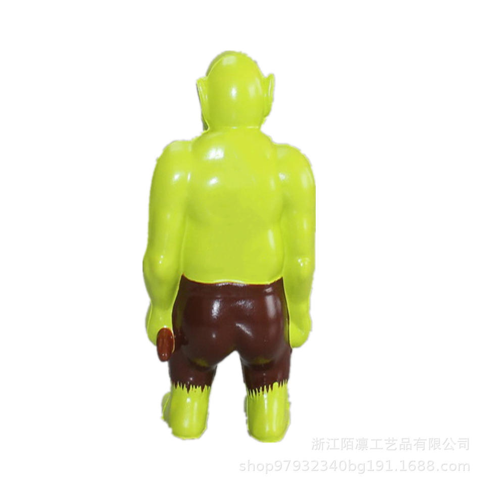 Cartoon Green Giant PU Foam Soft Toy For Promotional Activities ...