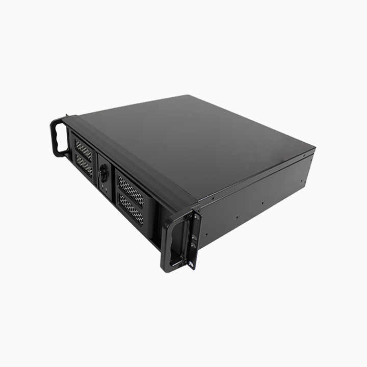 2U Micro ATX Rackmount Server Chassis for 4 HDDs