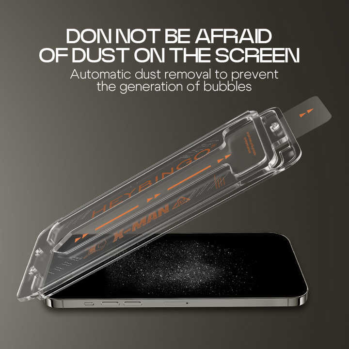 One-click Quick Sticker Installation Kit High-definition Tempered Glass ...
