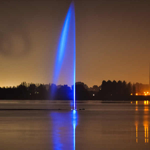Large Lake Outdoor Dancing Water Show - 50M High Jet