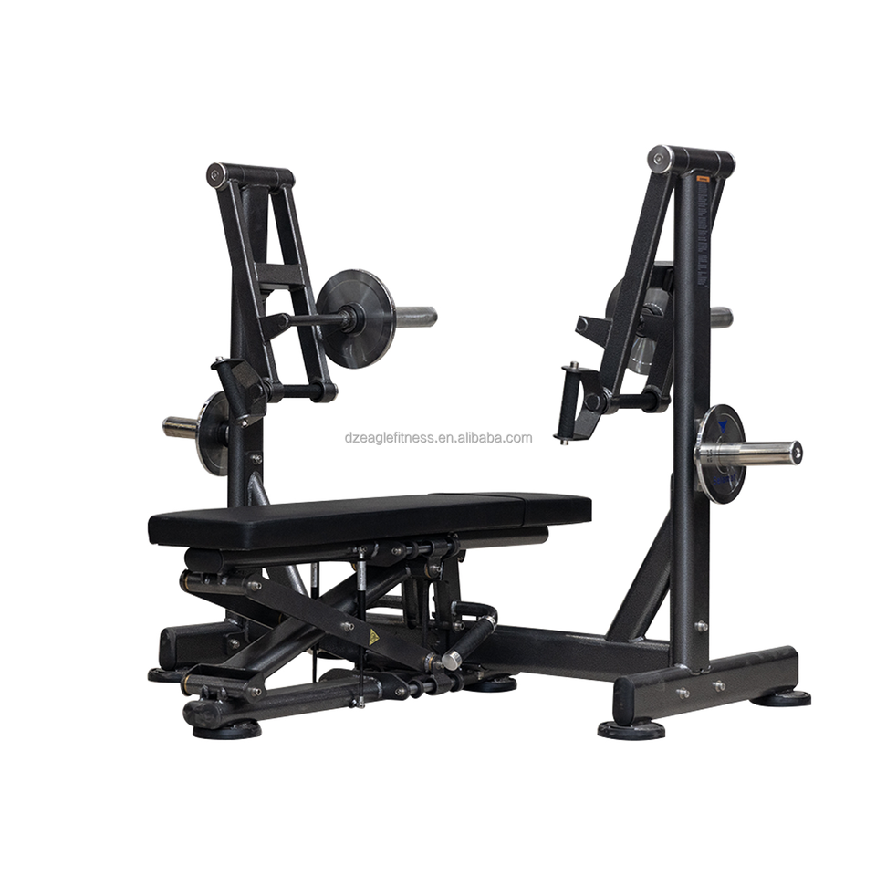 Plate Loaded Iso Lateral Flat Bench Press Machine for Commercial Gym ...