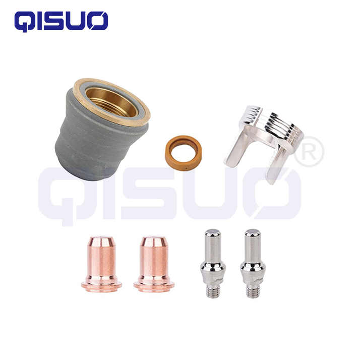 PT60 Plasma Cutting Torch Consumable Nozzle/Tip Electrode Shield Cup ...