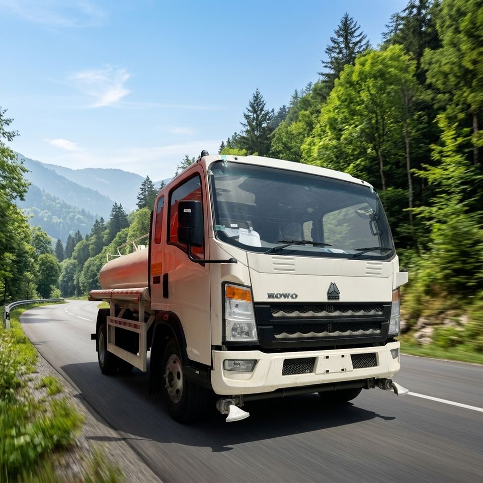 SINOTRUCK Used 42-Gallon Water Tank Truck Euro 2 Emission Manual ...