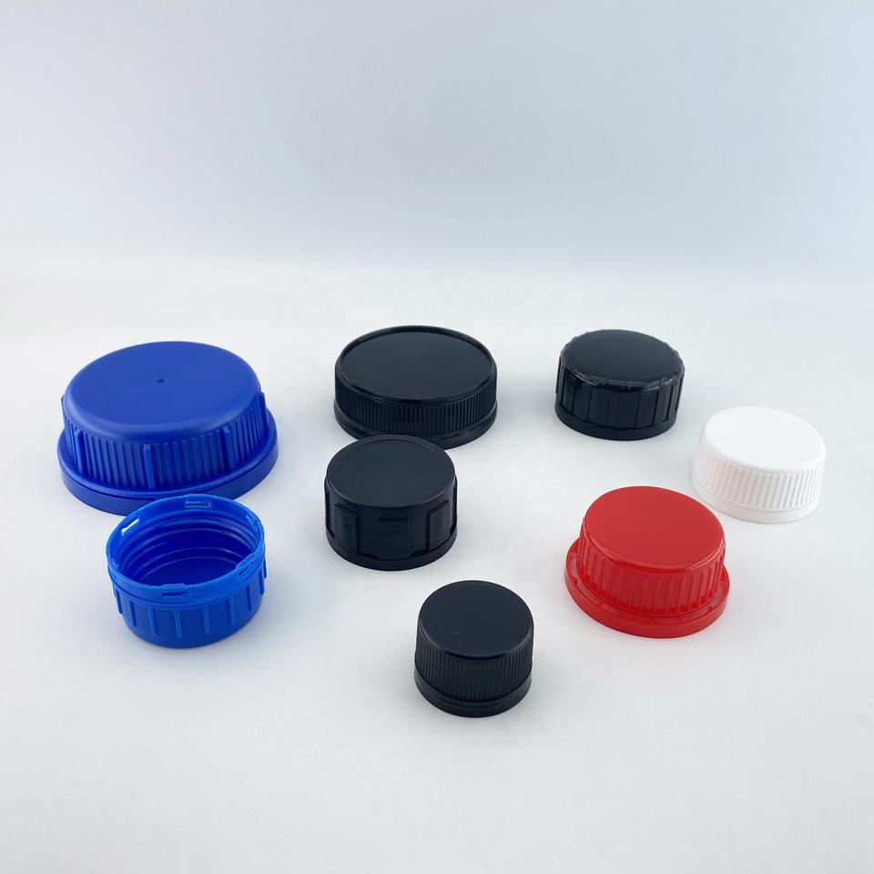 35mm Striped Side Pilfer-Proof Plastic Screw Cap Portable Tamper Evident Medicine Cap for Bottle ...