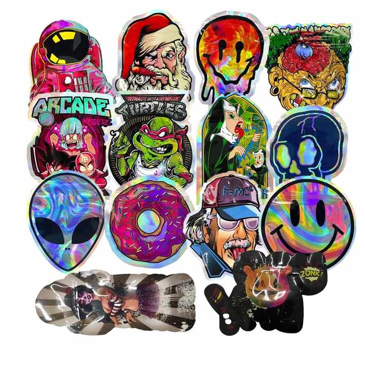 Custom Soft Touch Cartoon Anime Shaped Plastic Packaging