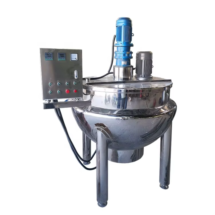 Stainless Steel Tilting Jacketed Cooking with Mixer Electric Kettle Gas ...