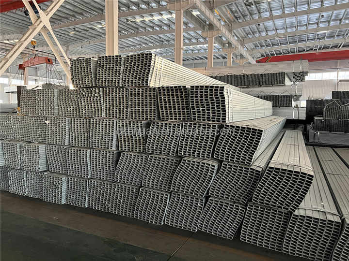 High Quality Black square Pipe Iron Rectangular Tube Welded Galvanized ...