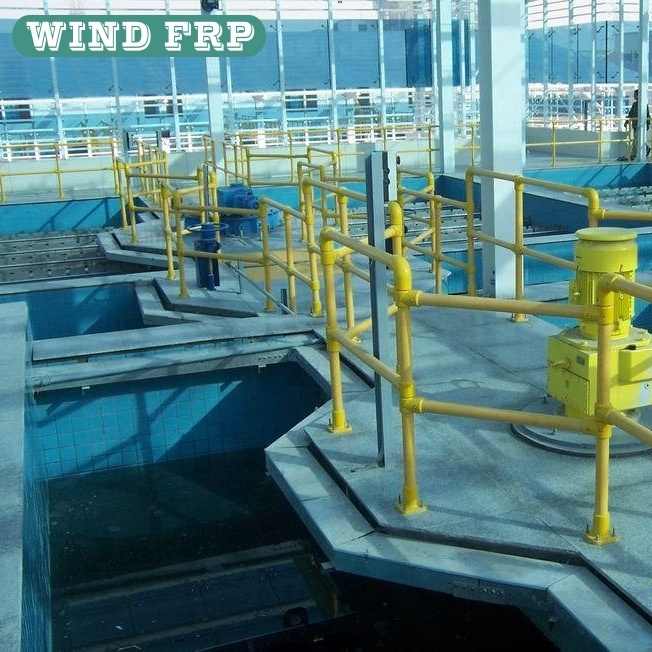 Durable Fiberglass Handrail - FRP Railings by Jingcheng