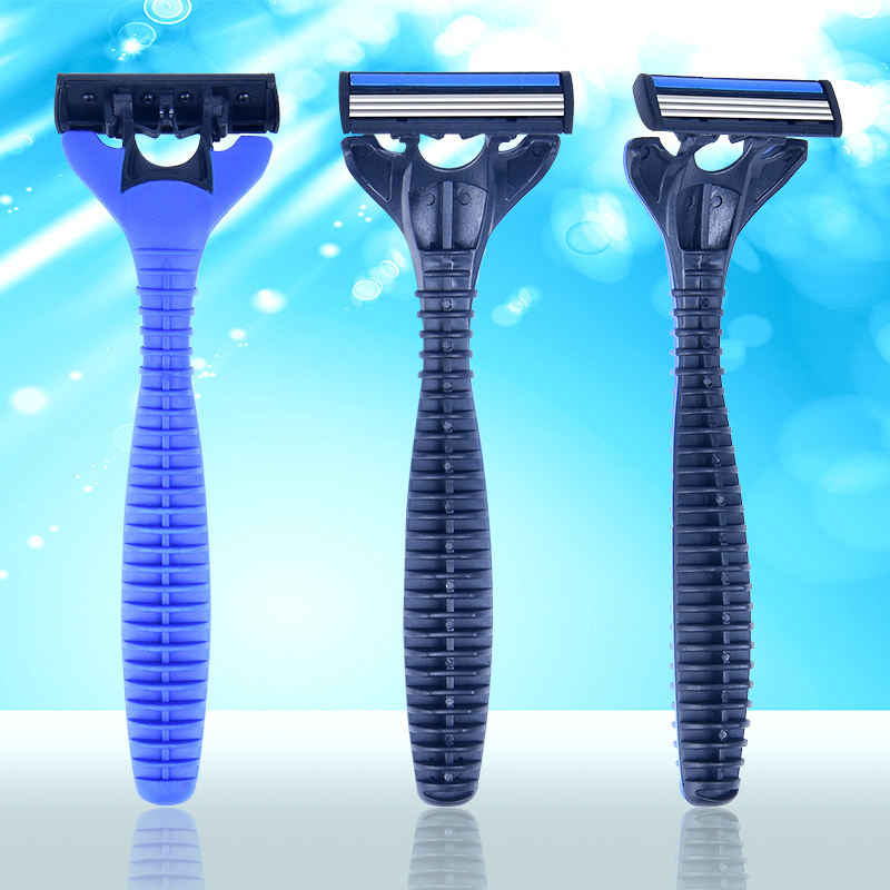 Disposable Triple Blades Swedish Stainless Steel Blades Razor Set Men ...