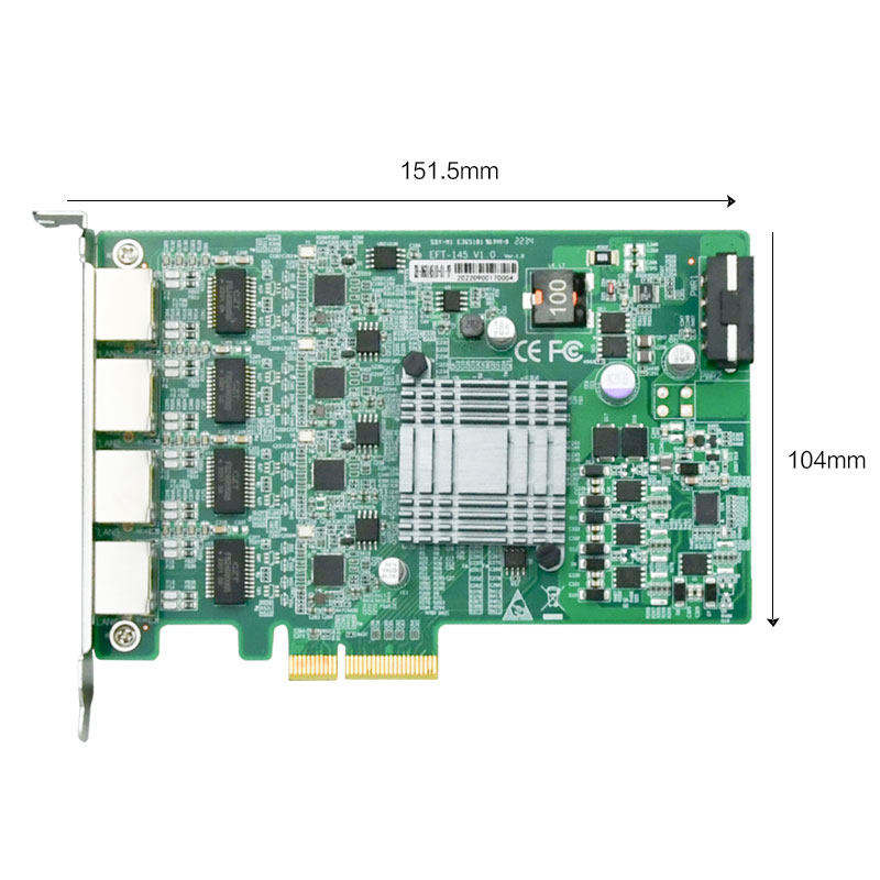Eip EFT-145 ODM & OEM Industrial PCI EXPRESS 4-Port Gigabit Wireless ...