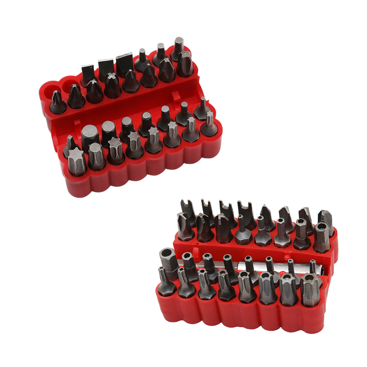 33-Piece DIY Grade Hollow Bits Combinations Hexagonal Bit Set Solid ...