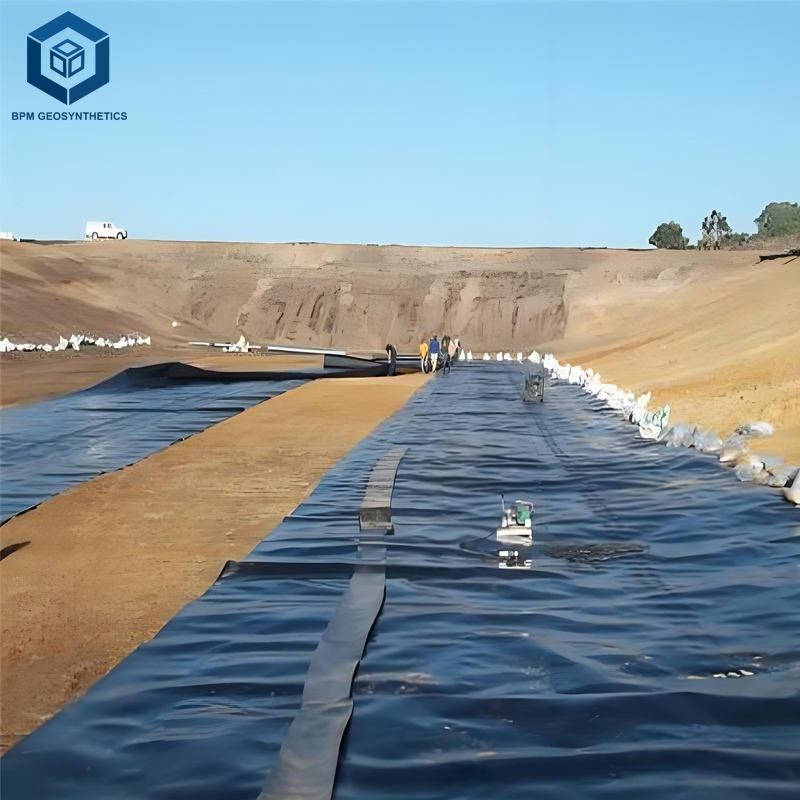 Waterproofing HDPE/LLDPE Polyethylene Geomembrane 1.5mm 2mm Pond Liner ...
