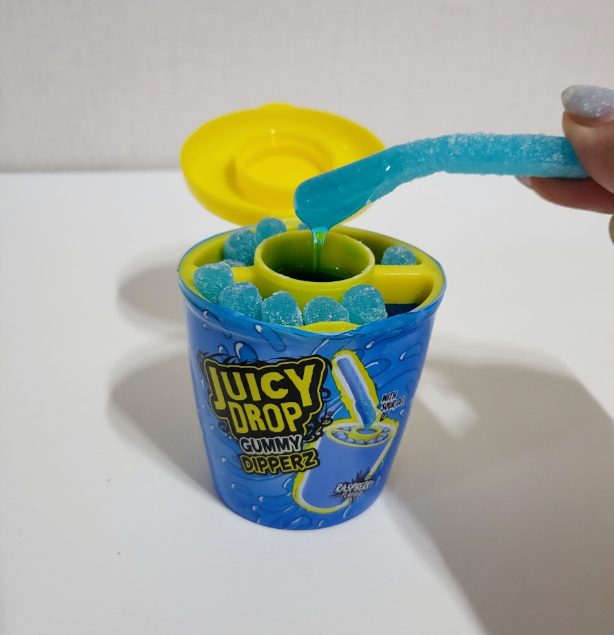 Juicy Drop Gummy Dipperz - Sweet Gummy Sticks with Sour Gel
