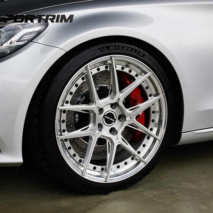FORTRIM Custom Alloy Multi Spoke Forged Car Wheels 5x100 5x112 5x114.3 ...