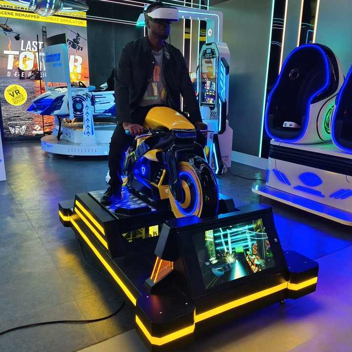 Real Experience VR Moto Game - High Resolution Simulator