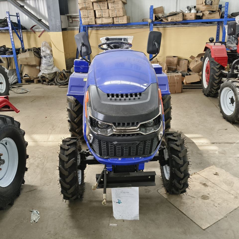 Small Mini 20HP Compact Wheel Tractor for Agricultural Garden Farm CE ...
