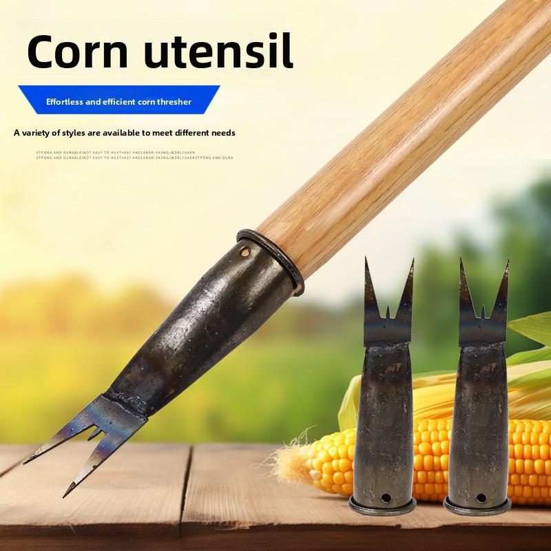 A Powerful Tool for Removing Corn Roots and Forking Corn Stalks, Used ...