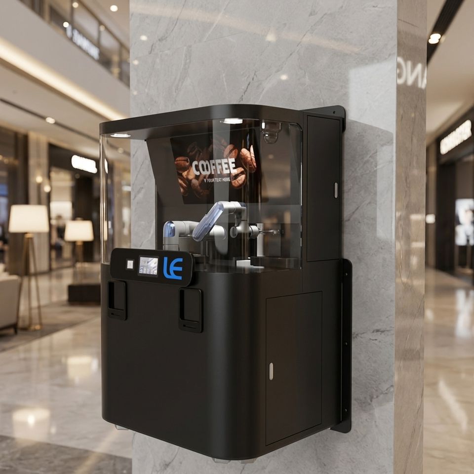 AI Intelligent Robot Barista Commercial Coffee Vending Machine Smart ...