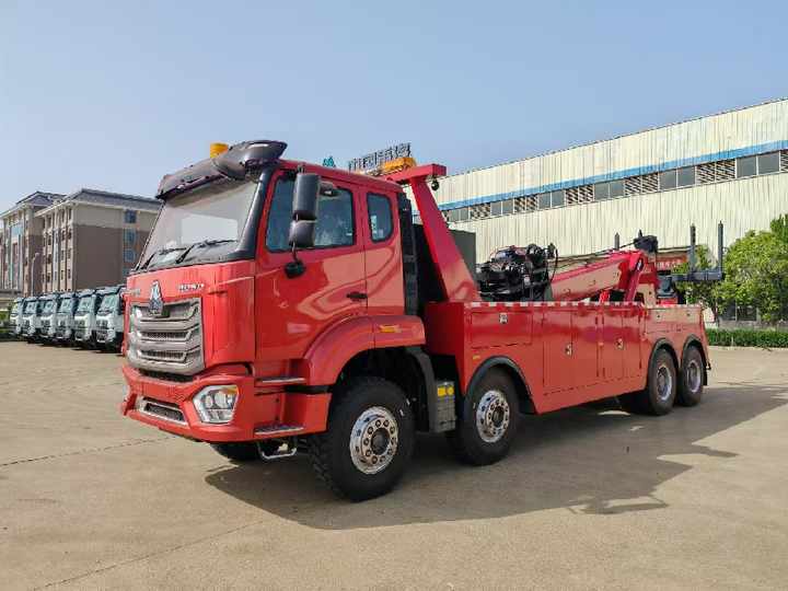 Sinotruk Howo Heavy Duty Wrecker Body 40t 75 Ton Rotator Tow Trucks ...