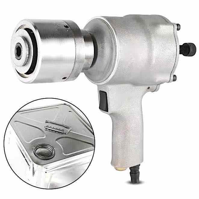 Pneumatic Oil Tin Container Crimping Tool - 49mm Crimper