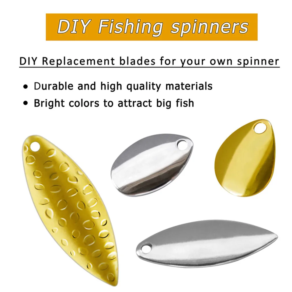 12/14Pcs Colorado Spinner Blade for Spinnerbaits Fishing Lure Spinner ...