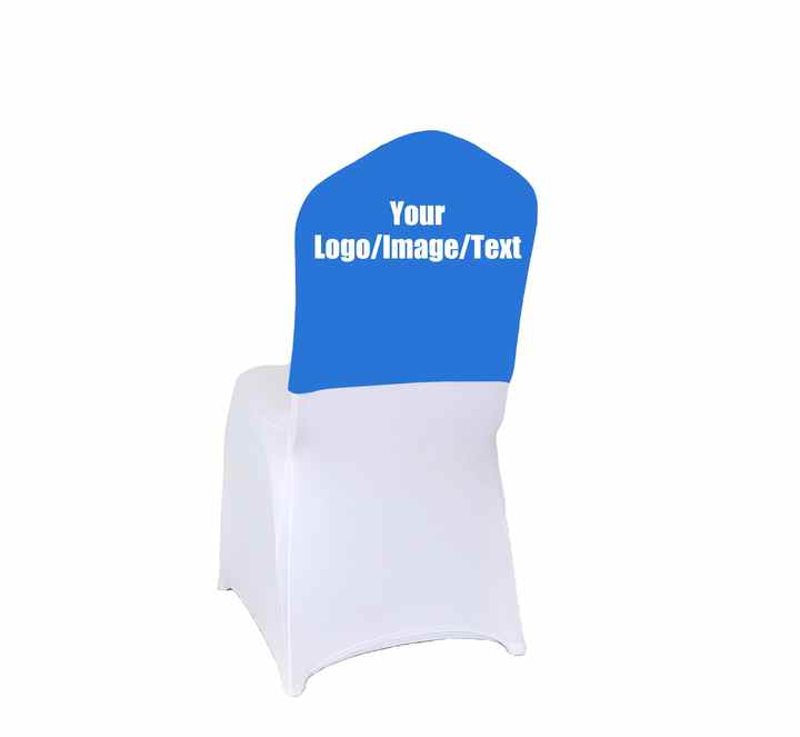 Custom logo Deign Half Chair Covers Chair Sashes Bands/Hood/Hat for ...