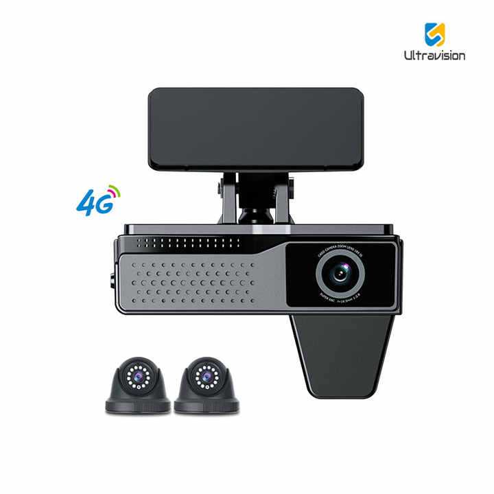 Ultravision 4 Channel Dash Camera - AI & 4G LTE Features