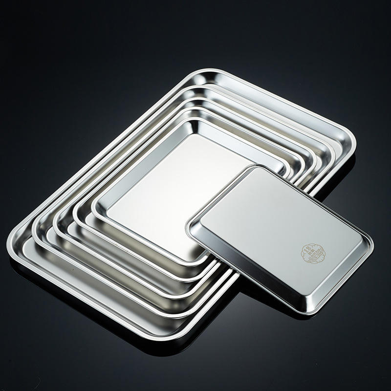 304 Stainless Steel Plates Sets Dinnerware Restaurant Plates Sets ...