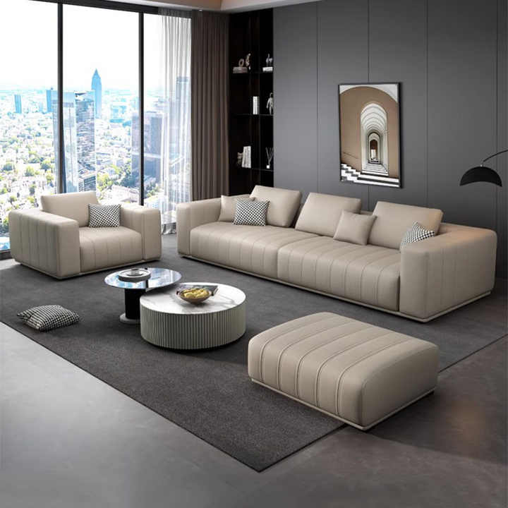 Minimalist Modern Rectangle One Seat Inflatable Sofa Set with Sponge ...