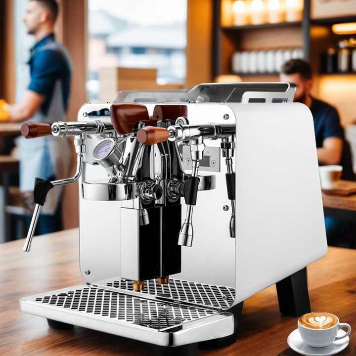 Stainless Steel Cafetera - Semi-Automatic Espresso Machine