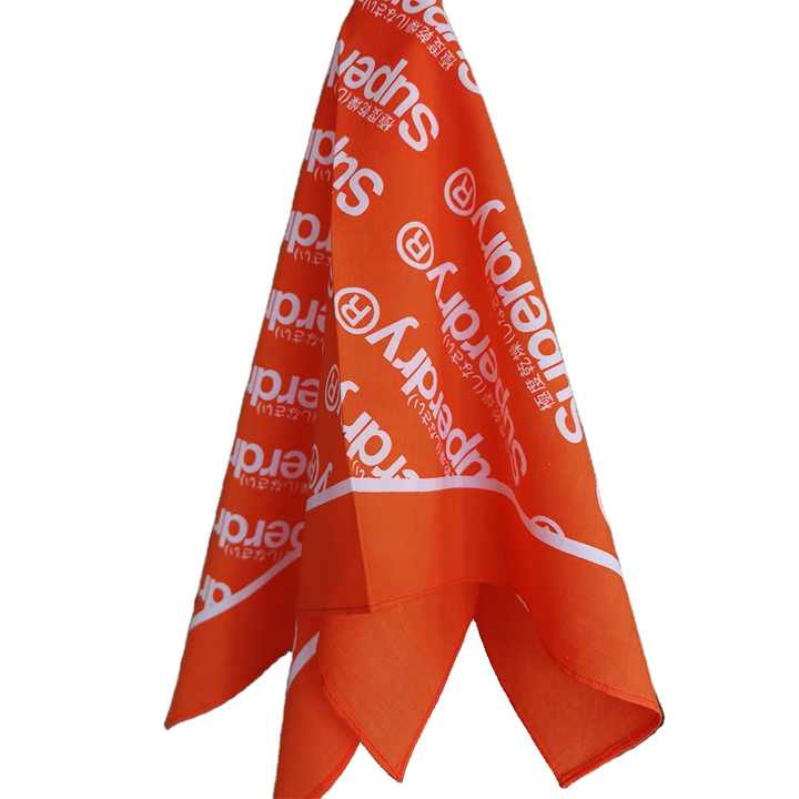 Custom Printed 100% Cotton Bandanas with Custom Logo - OEM/ODM Available