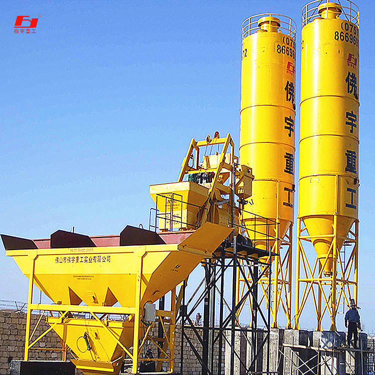 Professional HZS50 Quickly-Installed Electric Concrete Mixing Plant New ...
