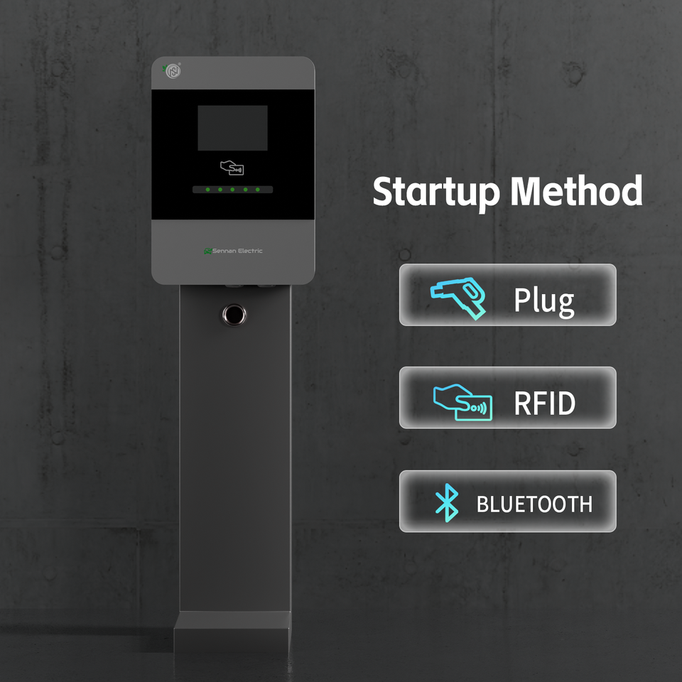 Floor-Mounted 4G Smart Wallbox BYD Electric Car Charger 7KW EV Car ...