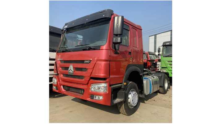 Sinotruk Howo 380hp Diesel Used 4x2 Howo Tractor Trailer Head Truck ...