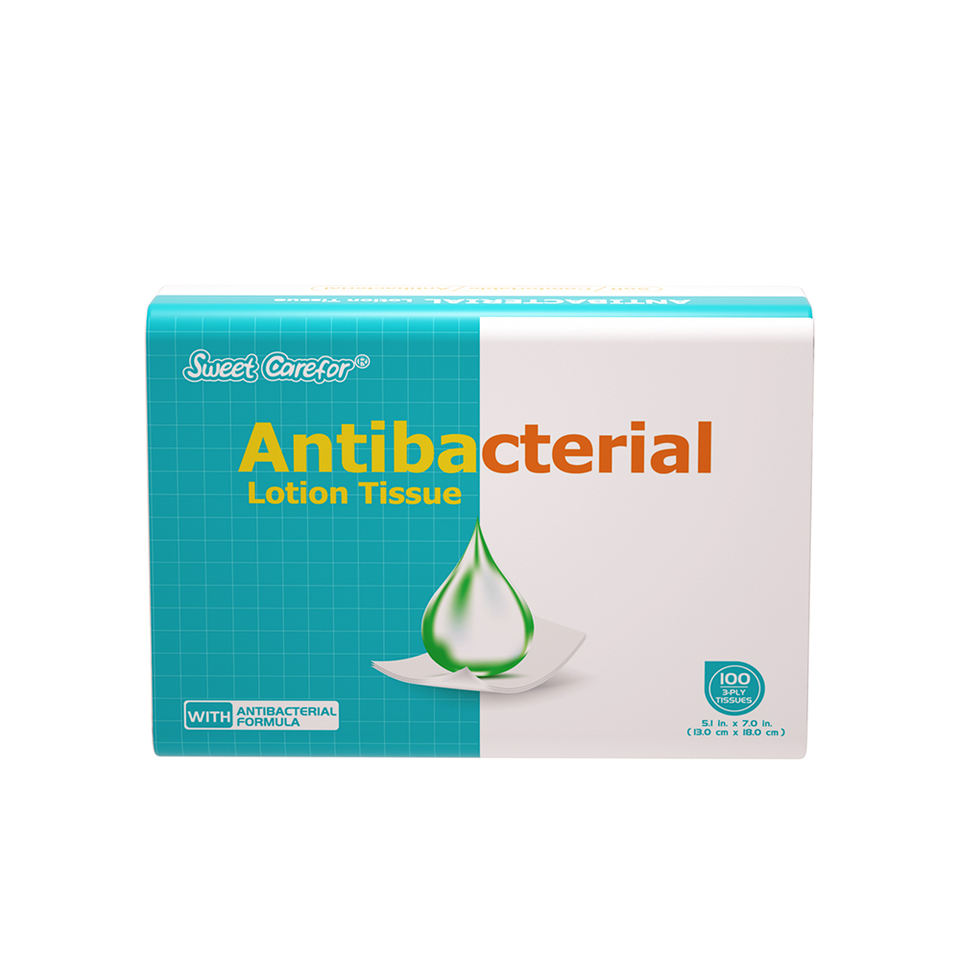 Sweet Carefor Antibacterial Lotion Tissue - Soft & Effective