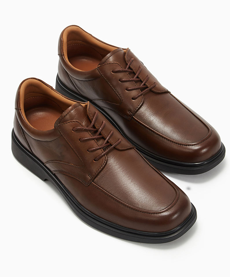 Comfortable and Soft Square Toe Lace-Up Men's Business Suit Shoes ...