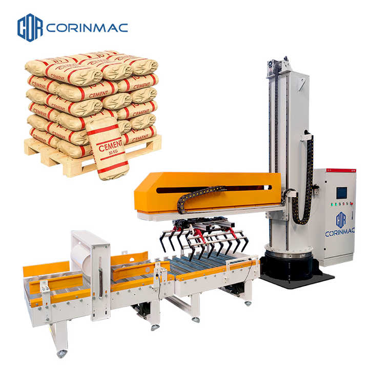 Manufacturer Supply Automatic Bag Palletizing Equipment Metal Paper ...