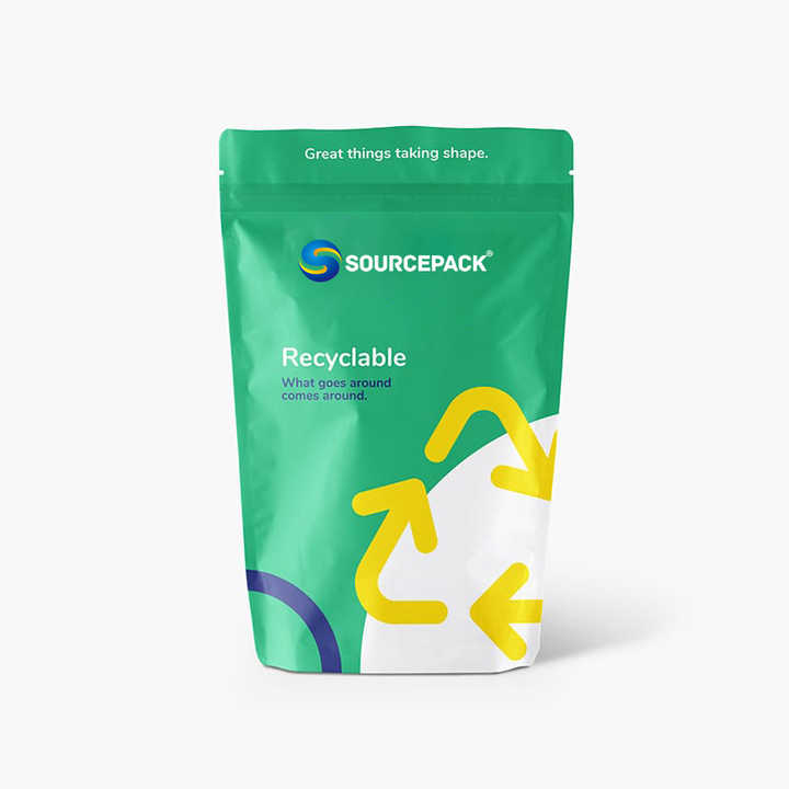 Custom Doypack Eco Recyclable Packaging - Resealable Ziplock