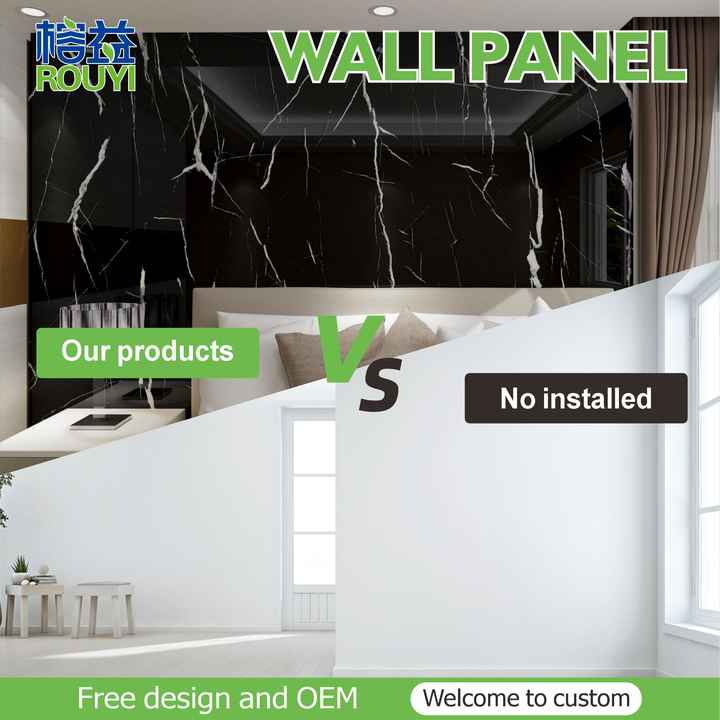 Modern Design Waterproof Interior UV Board Plastic Wall Panels