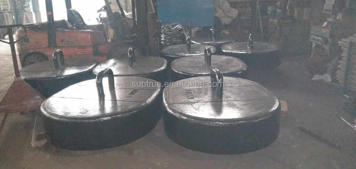 Concrete Mooring Sinker / Cast Steel Mooring Sinkers For Mooring System ...