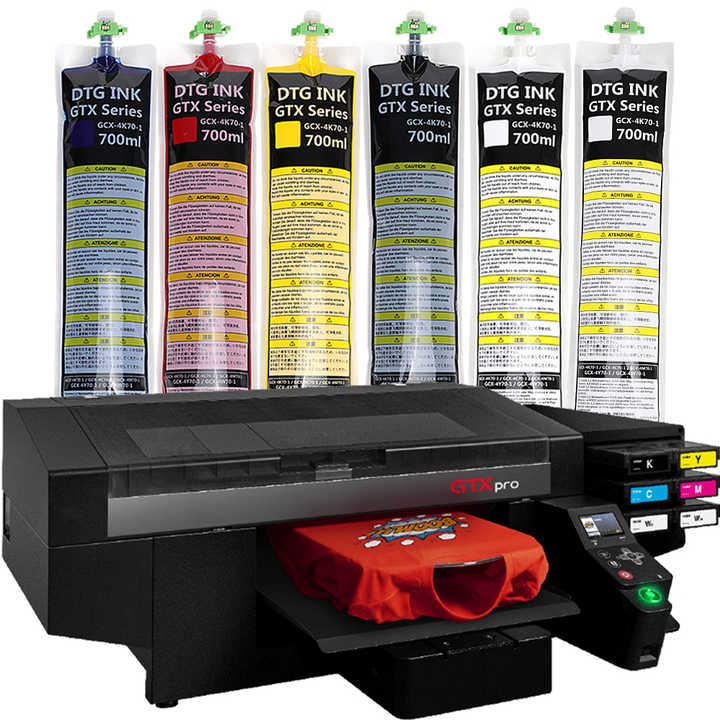 700ml DTG Ink Bag for Brother GTX Pro - Textile Printing