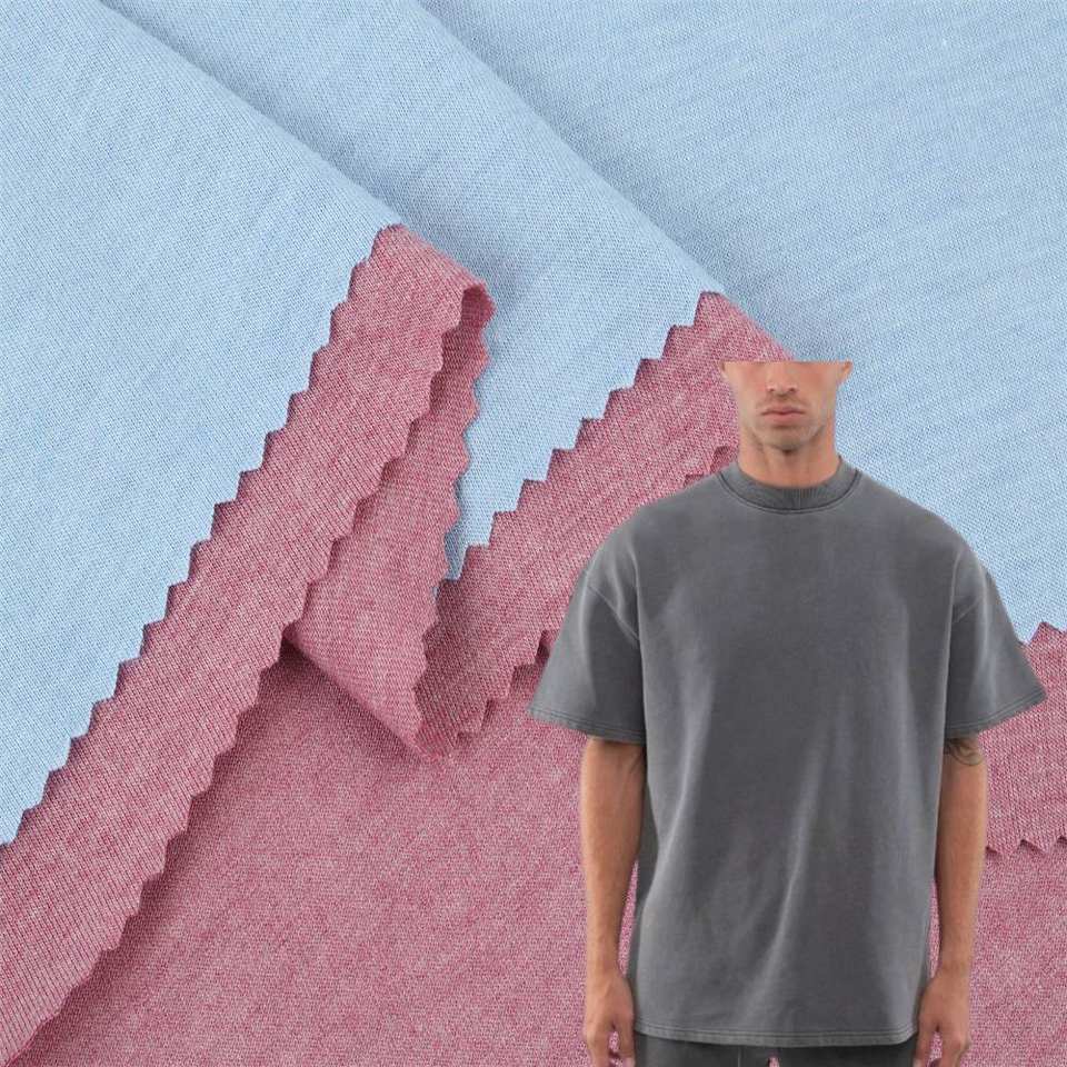 D107 Cloth Supplier Single Jersey Fabric 170GSM 50 Rayon 50 Polyester ...