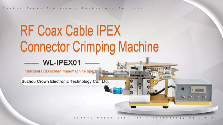 WL-IPEX01 Semi Automatic Coax Cable IPEX Connector Terminal Crimping ...