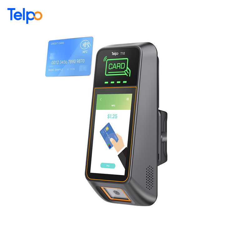 Telpo T10 4G Tap to Pay Contactless Card Machine Pos Terminal Bus ...